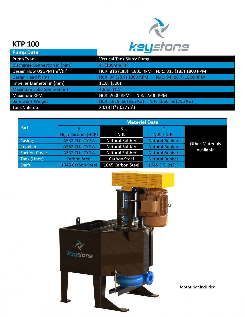 Keystone Pumps | KTP Heavy Duty Vertical Tank Pump