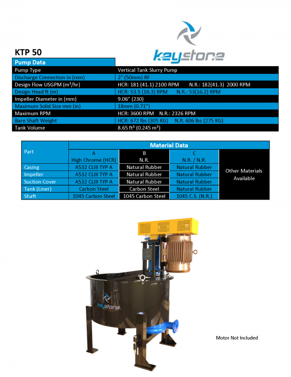 Keystone Pumps | KTP Heavy Duty Vertical Tank Pump